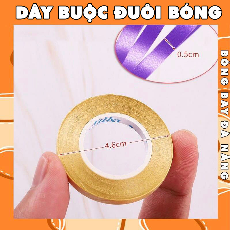 Dây ruy băng buộc bóng kim tuyến trang trí sinh nhật 5m 10m BÓNG BAY ĐÀ ...