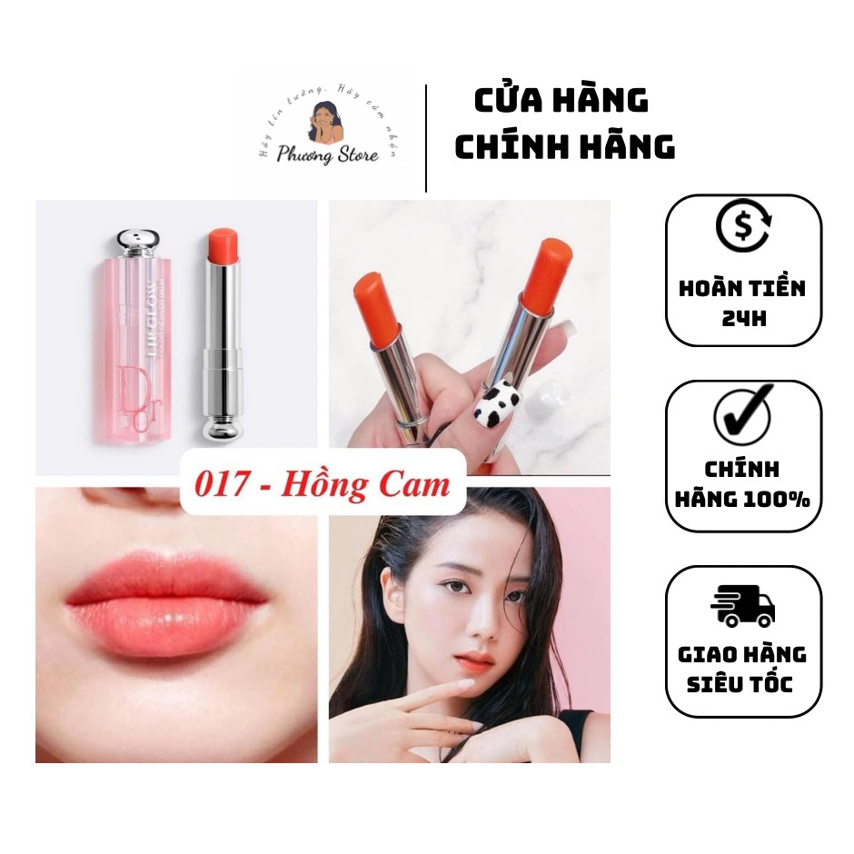 Son Dưỡng Dior Addict Lip Glow Màu 033 Coral Pink ( Mới Nhất ) Son ...
