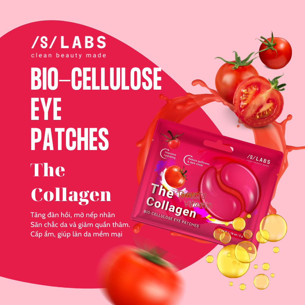 Mặt nạ dưỡng da vùng mắt SLABS The Collagen Tomato Vitamin Bio ...