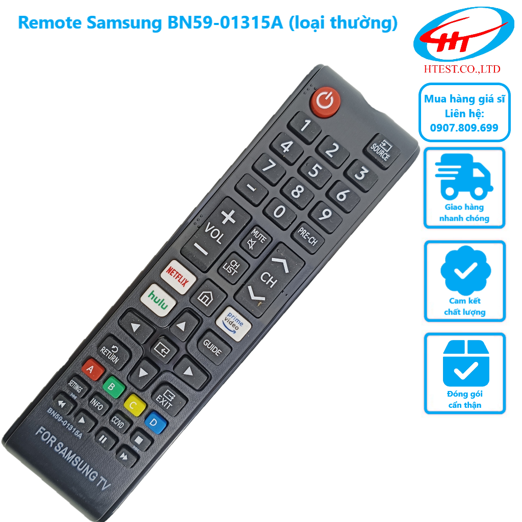 Remote / Điều khiển Samsung BN59-01315A (loại thường) - Hàng chính hãng ...