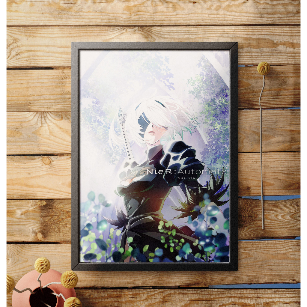 Khung Poster treo tường Anime Nier: Automata - Poster RT Store | Shopee ...