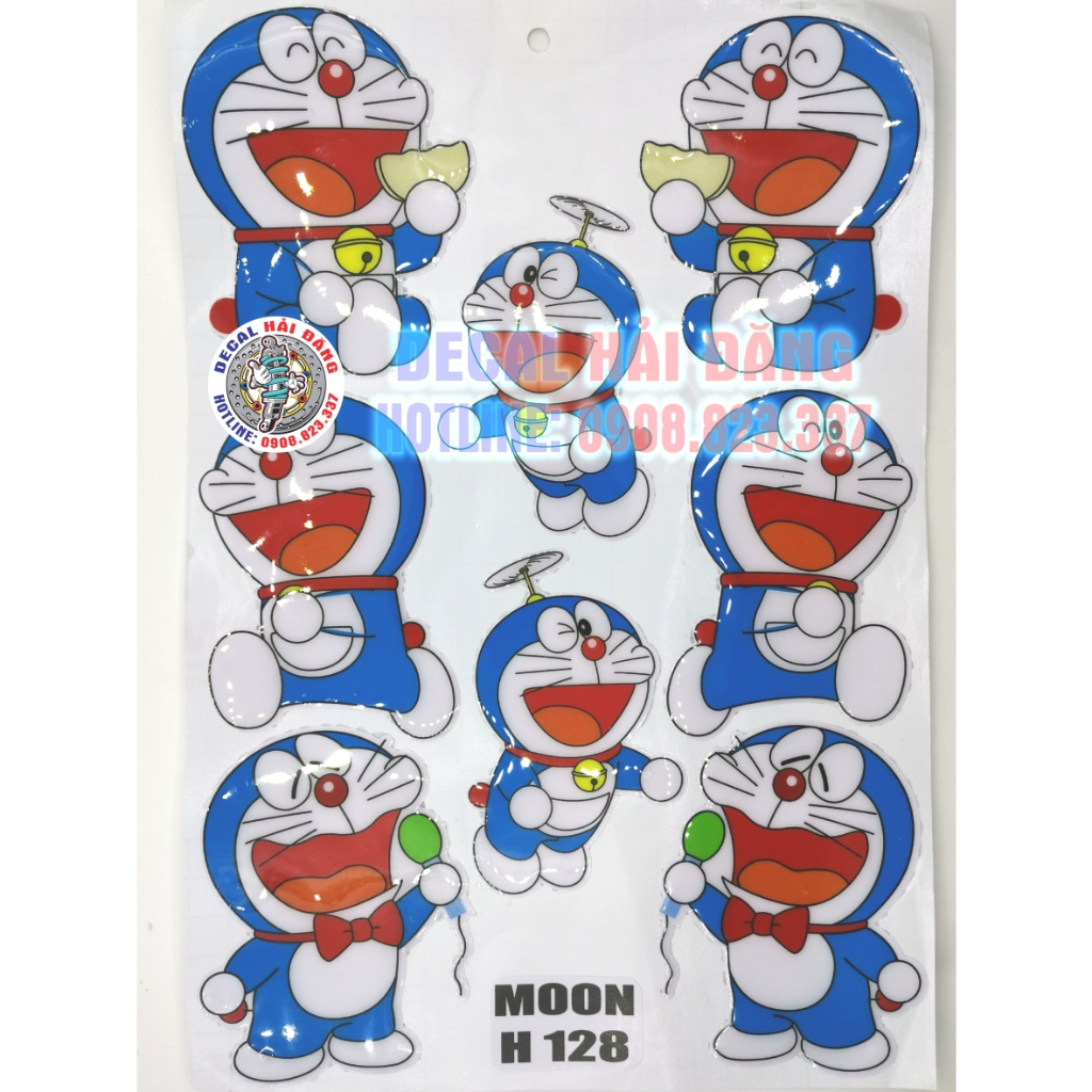 Tem sticker nổi Doremon | Shopee Việt Nam