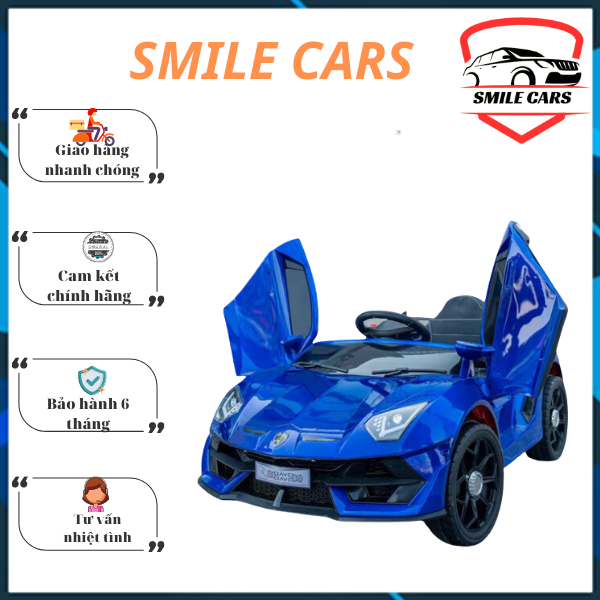 Xe Ô Tô Điện Trẻ Em Smile Car Lamborghini X889 với Điều Khiển Từ Xa ...