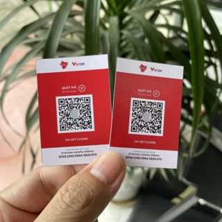 Miếng Dán QR Code Ngân Hàng In Theo Yêu Cầu ( không phai màu, chống ...
