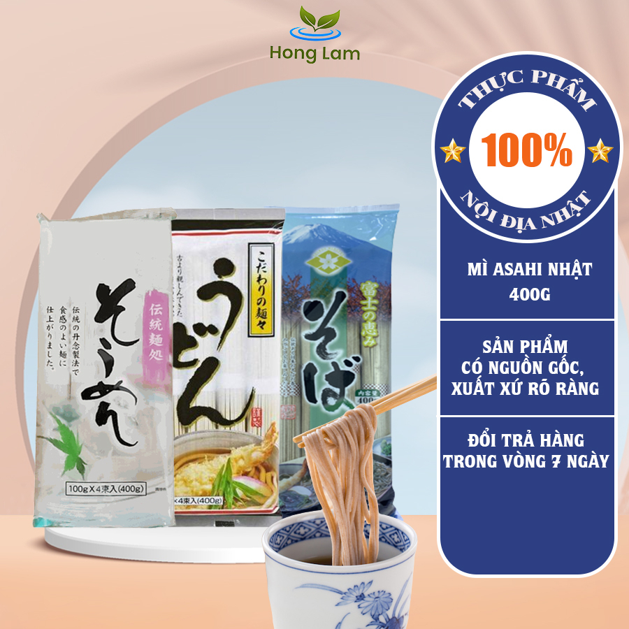 Mì Soba Asahi, Mì Somen Asahi, Mì Udon Asahi Kobe Bossan Nhật Bản Gói ...