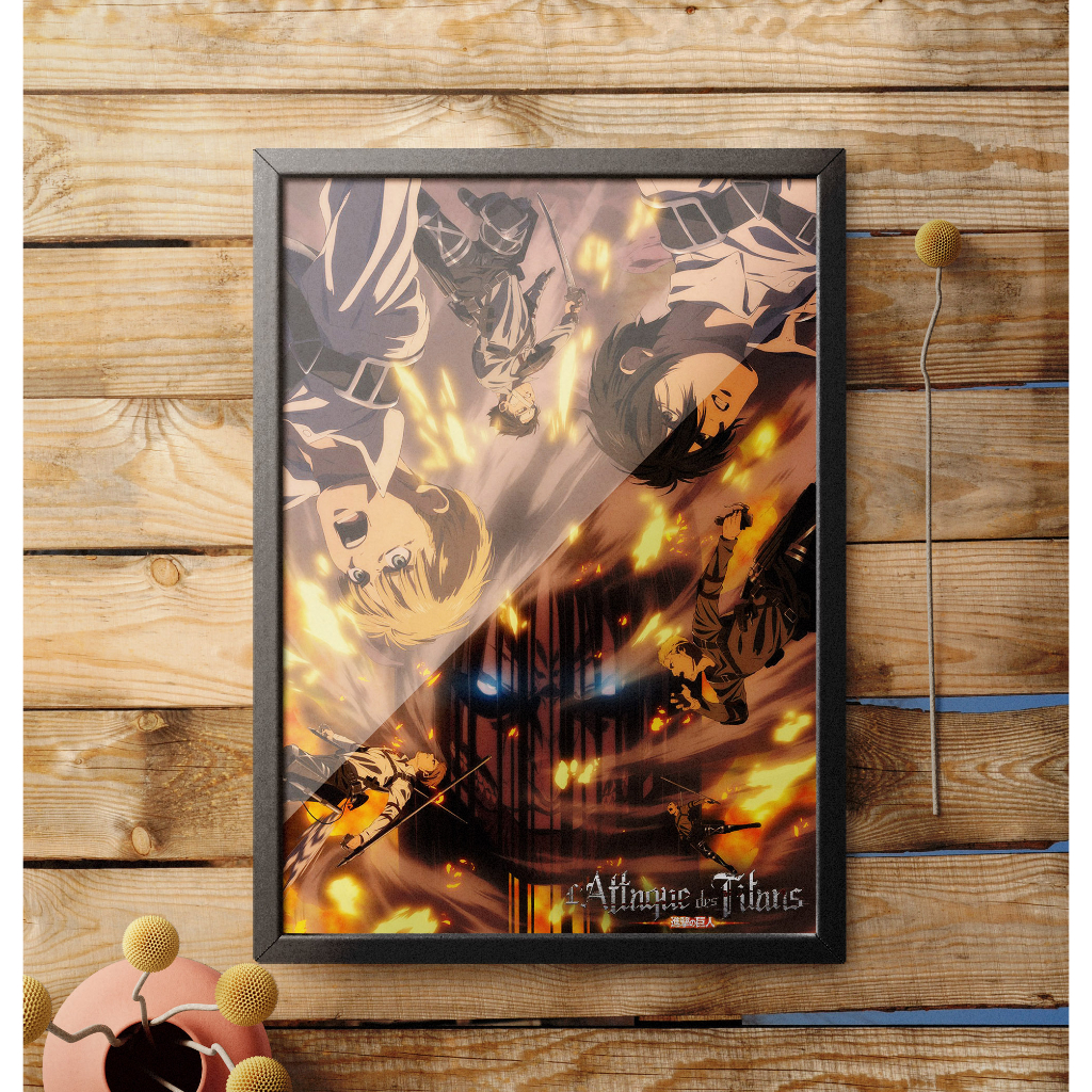Khung Poster treo tường Anime Attack on Titan - Poster RT Store ...