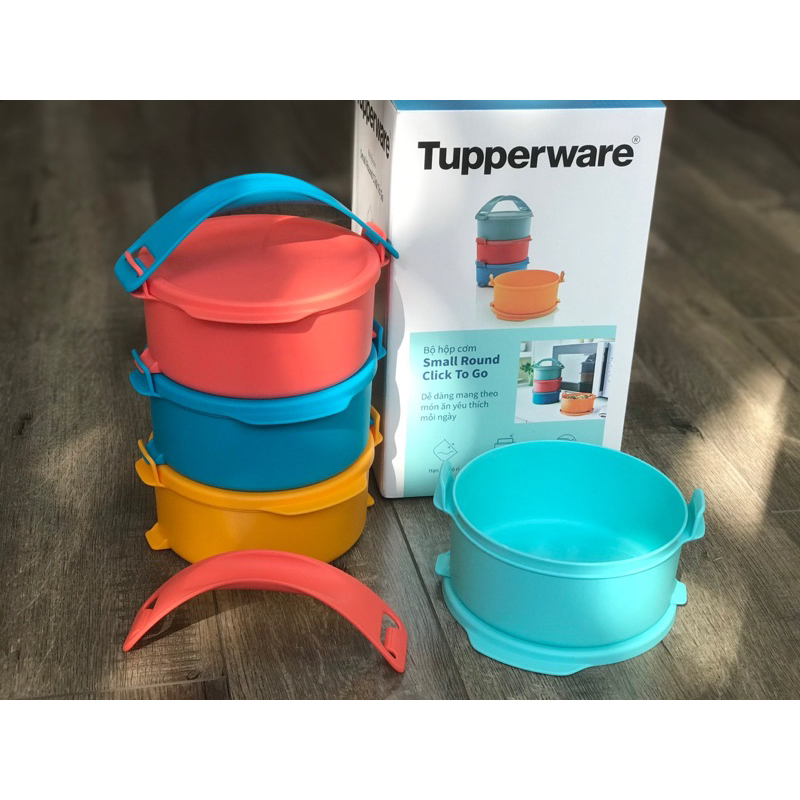 Bộ hộp cơm small round click to go Tupperware | Shopee Việt Nam