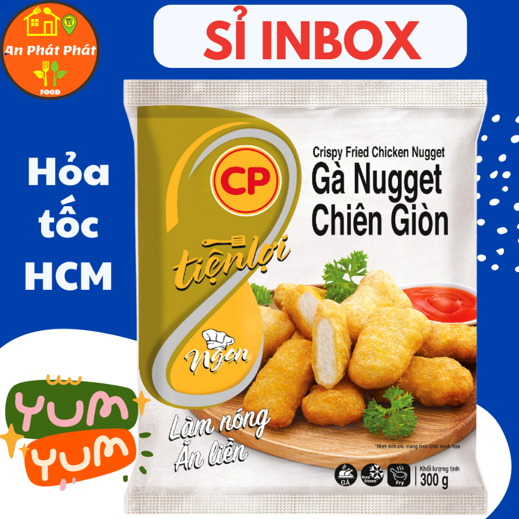 Combo Gà chiên ăn liền siêu rẻ. Gà nugget vòng, viên karra, tatsu, đùi ...