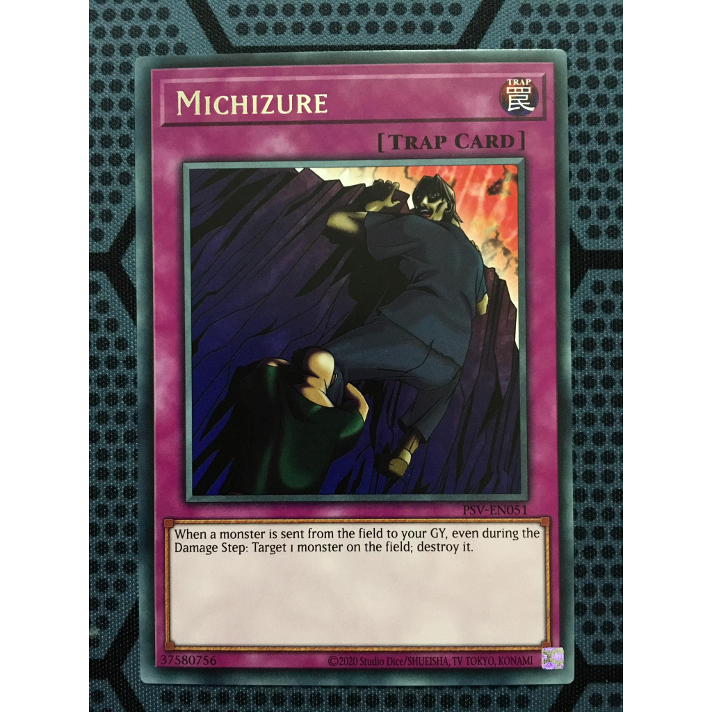 Bài yugioh thời đầu duel monster - Michizure - PSV-EN051 - Rare ...