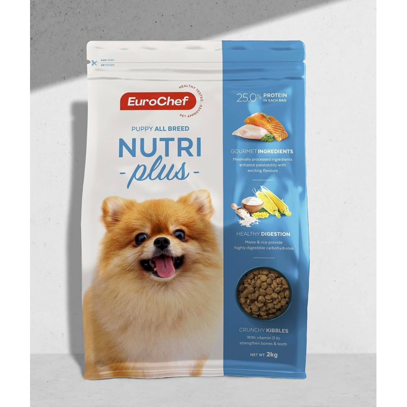 Hạt EuroChef Nutri Plus cho chó bao 2kg | Shopee Việt Nam