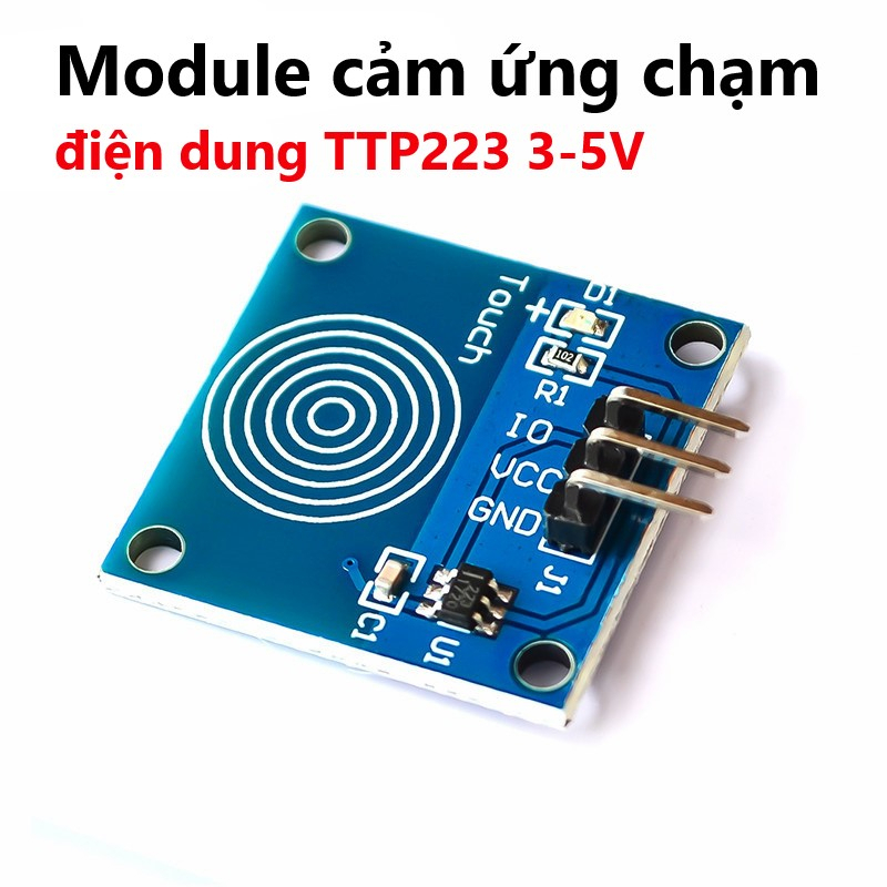 Module công tắc cảm ứng chạm điện dung TTP223 3-5V | Shopee Việt Nam