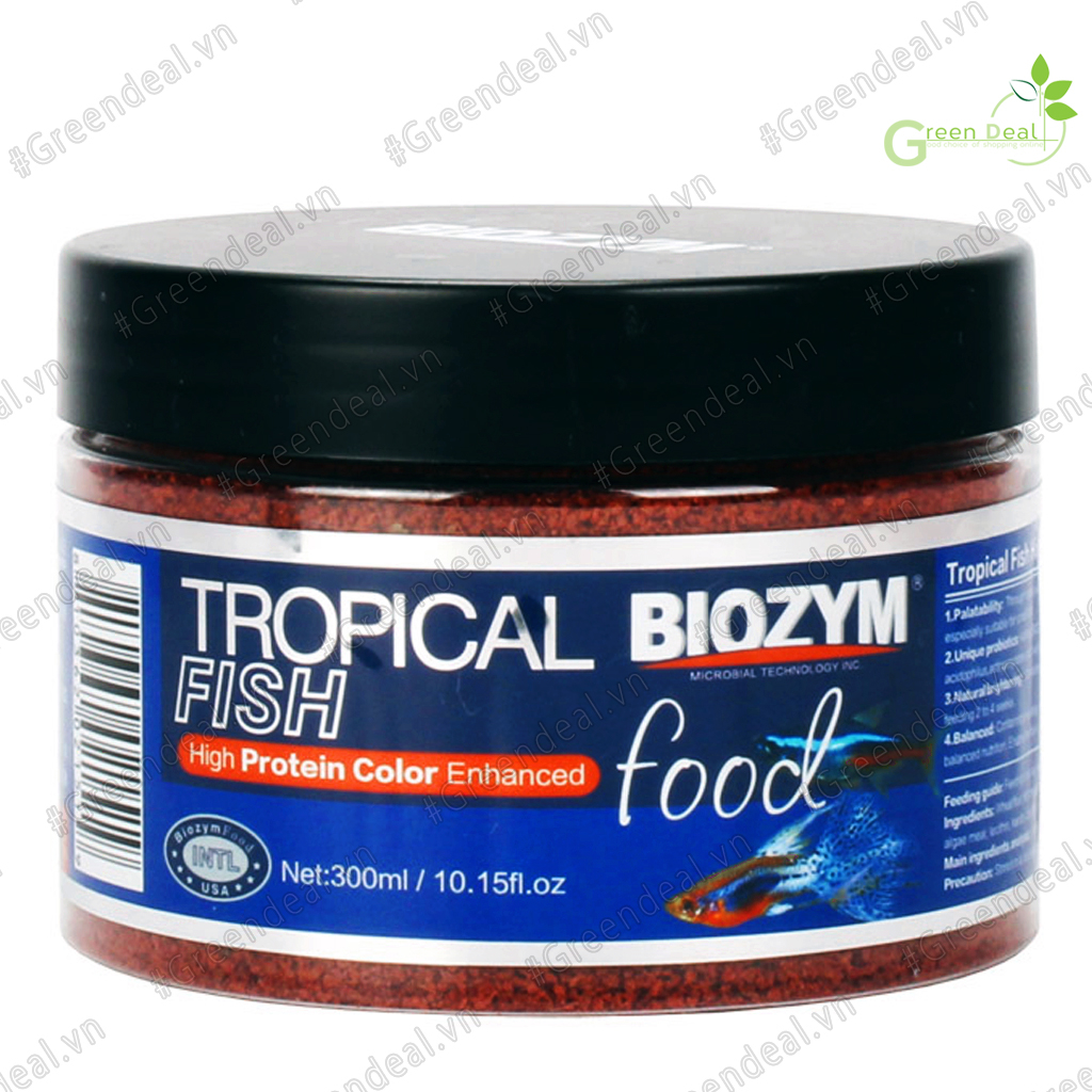 BIOZYM - Tropical Fish Food (Rich-Protein & Color-Enhanced) | Thức ăn ...