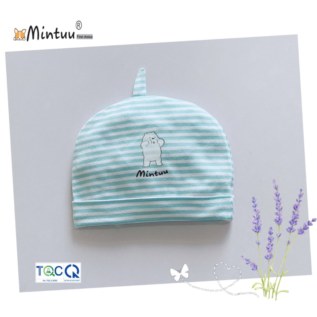 Nón chụp bé sơ sinh, chất liệu visco spandex, thương hiệu MINTUU - 6131 ...