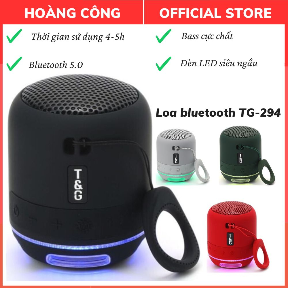 Loa bluetooth mini TG-294, Công suất 5W, Loa không dây bass cực mạnh ...