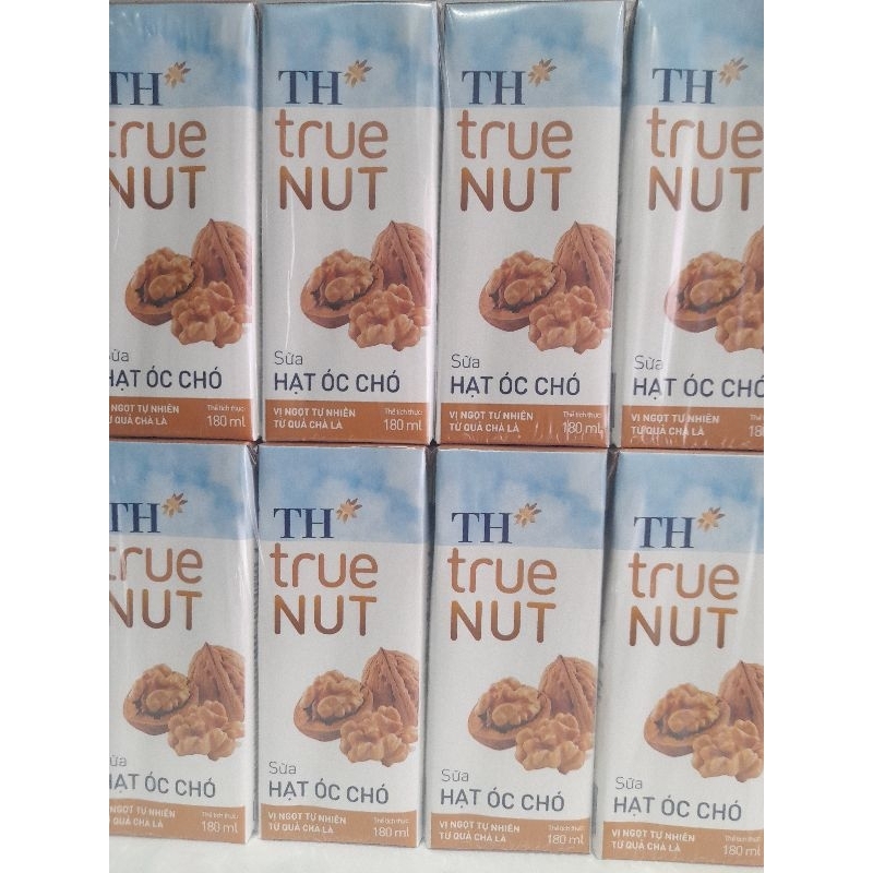 Thùng sữa TH true NUT hạt óc chó 180ml 48 hộp | Shopee Việt Nam