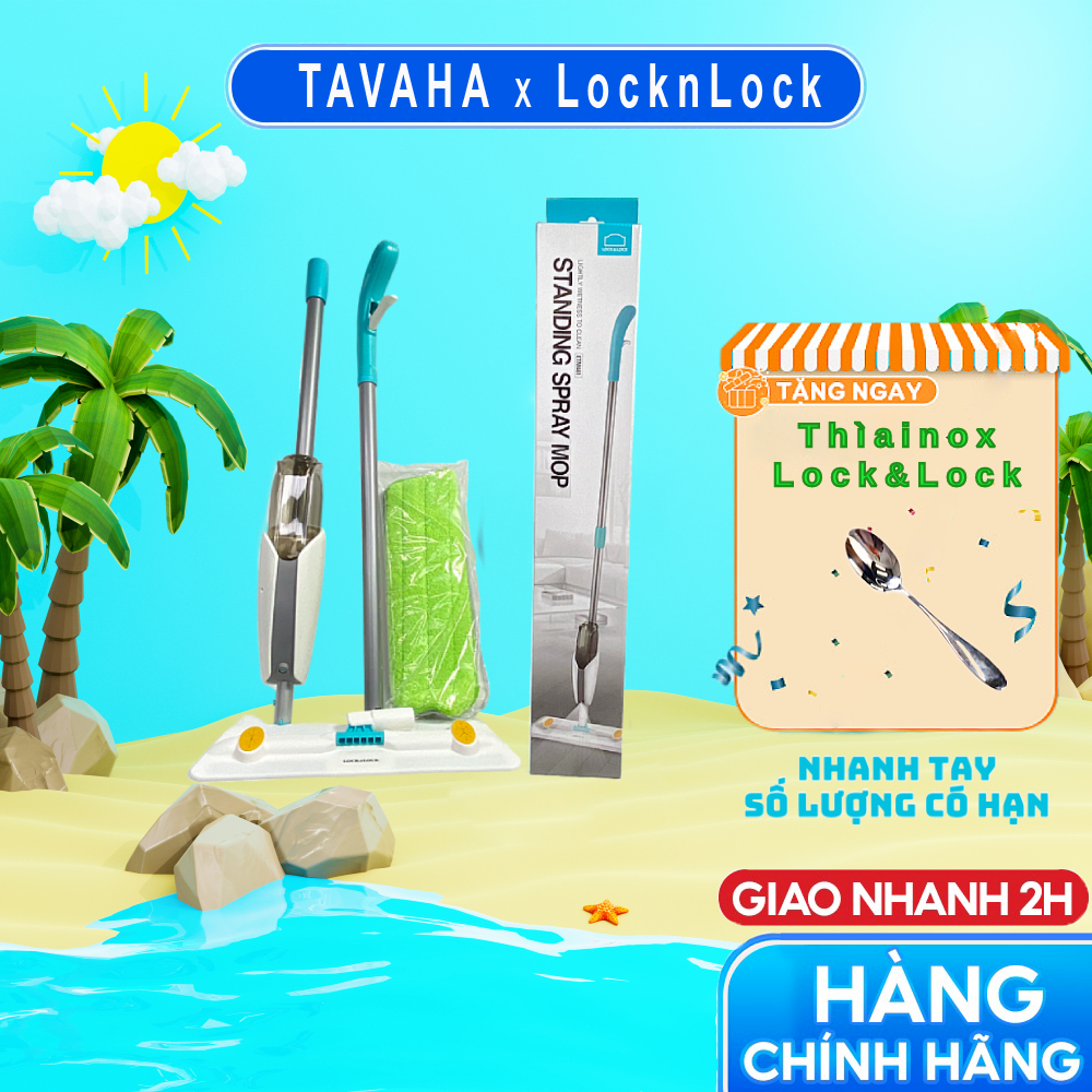 Cây lau nhà Lock&Lock dạng đứng xịt nước ETM461 | Shopee Việt Nam