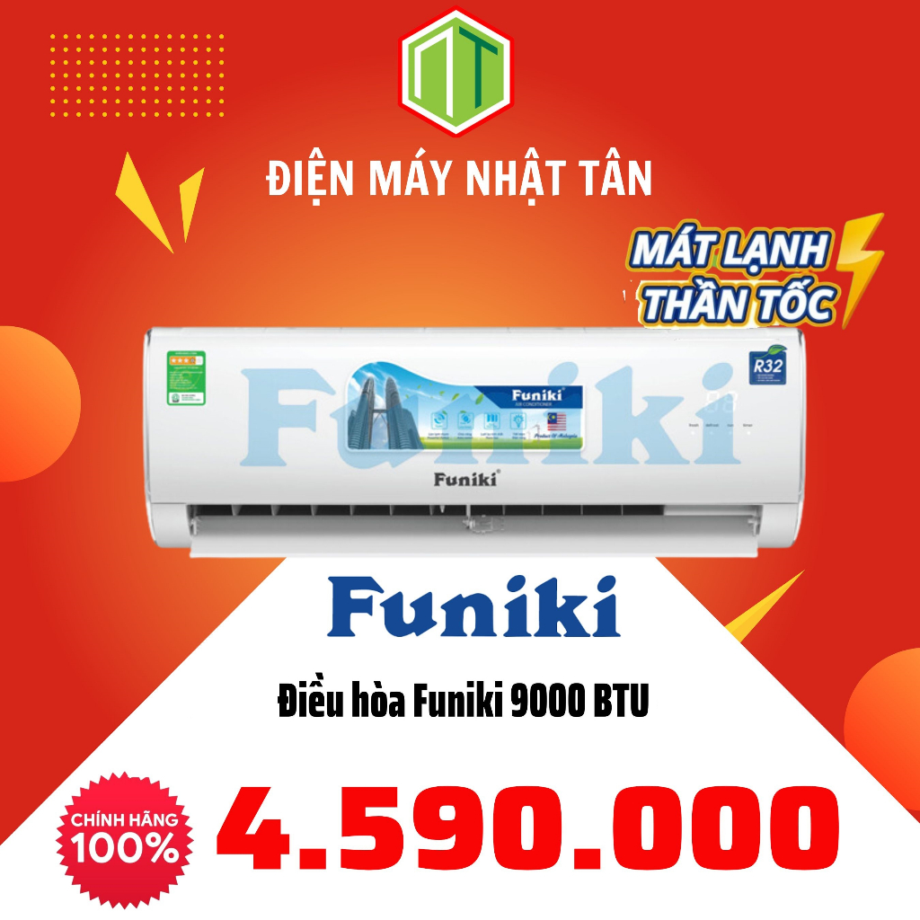 Điều Hòa Funiki 9000 BTU 1 chiều HSC09TMU.M6 (Mặt Lạnh) | Shopee Việt Nam