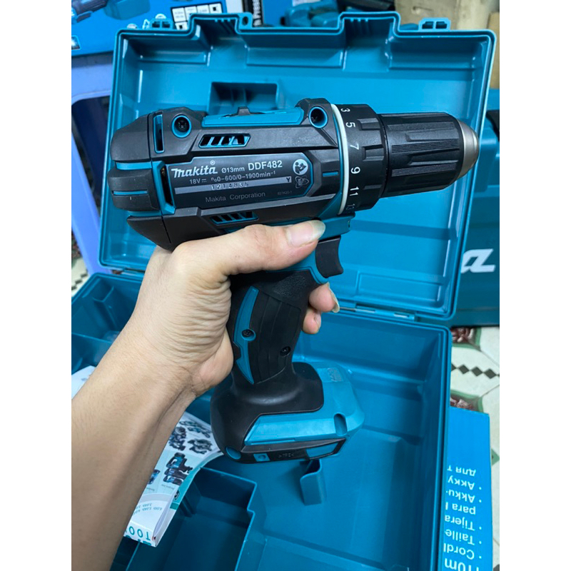 Máy khoan vặn vít dùng pin Makita DDF482 18V ( tặng hộp) | Shopee Việt Nam