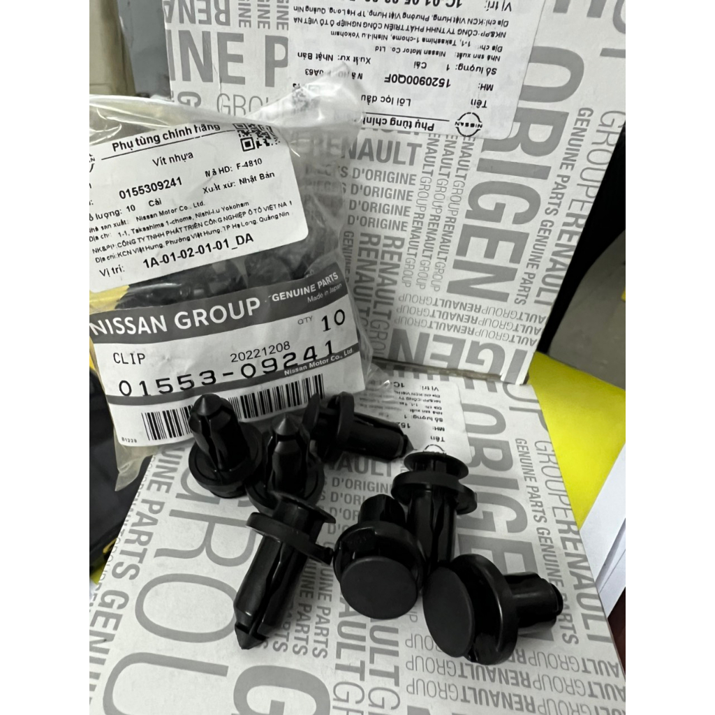 Vít nhựa 0155309241 chính hãng Nissan | Shopee Việt Nam