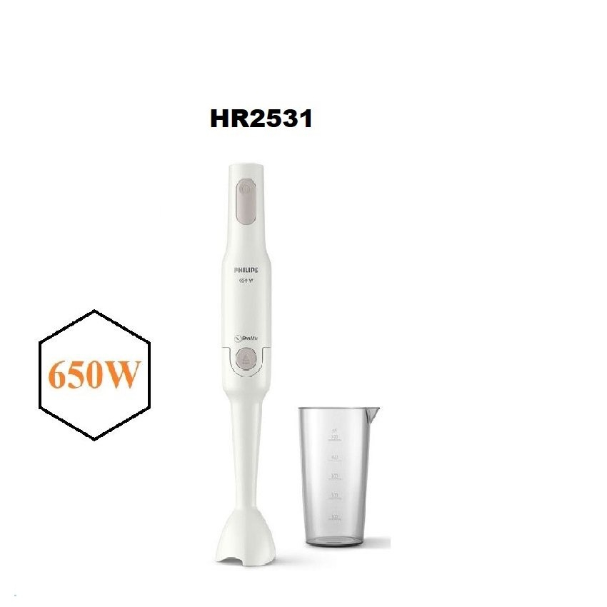 Máy xay cầm tay Philips HR2531, HR2534, HR2537 - Hàng chính hãng (Bảo ...