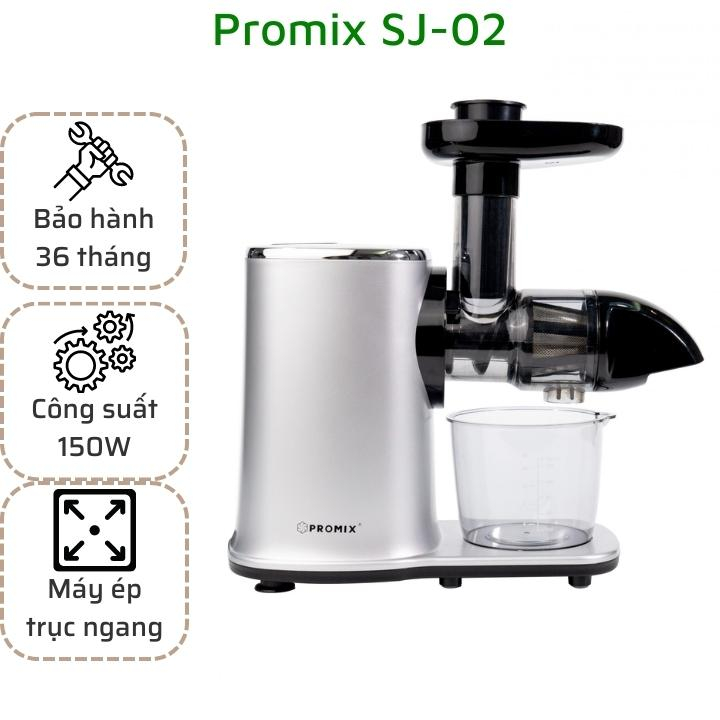 Máy ép chậm trục ngang Promix SJ-02 - 150W - Bảo hành 3 năm [Máy ép ...