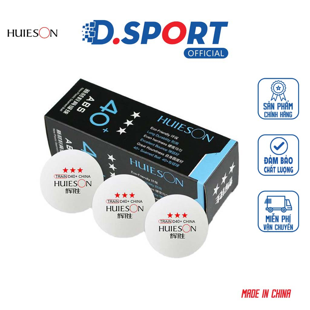 Quả Bóng Bàn HUIESON Train D40+ Hộp 3 Quả | Shopee Việt Nam
