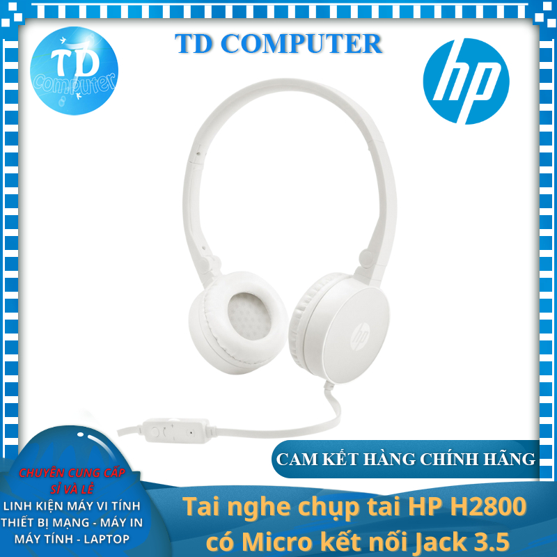 Tai nghe chụp tai HP H2800 có Micro kết nối Jack 3.5 - Hàng chính hãng ...