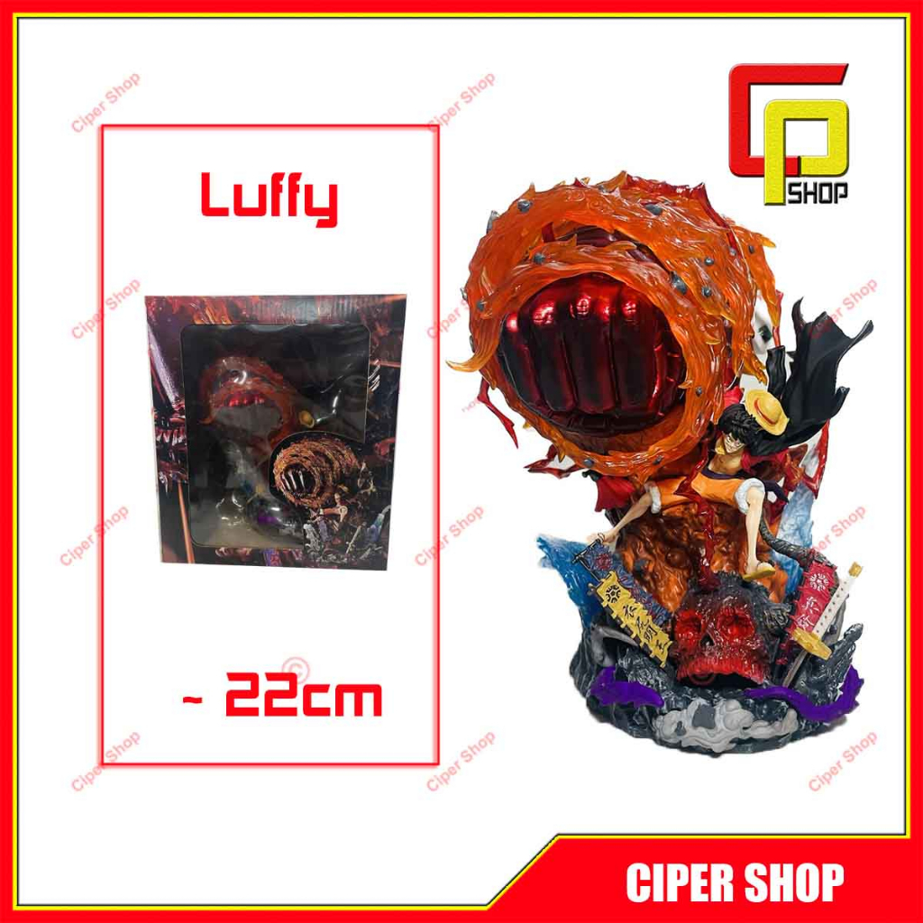 Mô hình luffy red rock - figure luffy one piece | Shopee Việt Nam