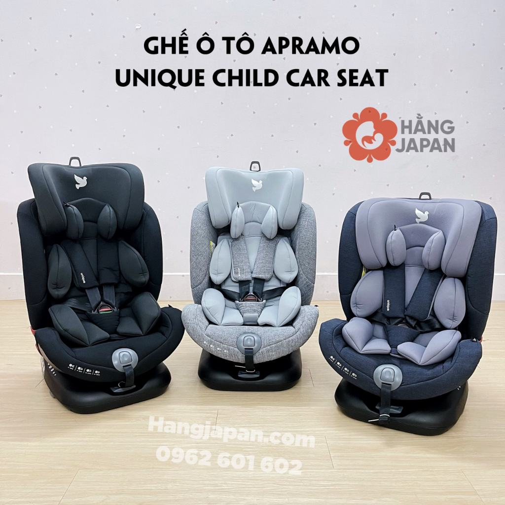 Ghế ngồi ô tô Apramo Unique All Stage Isofix UK cho bé từ sơ sinh đến 12 tuổi - BH CHÍNH HÃNG 1 ...