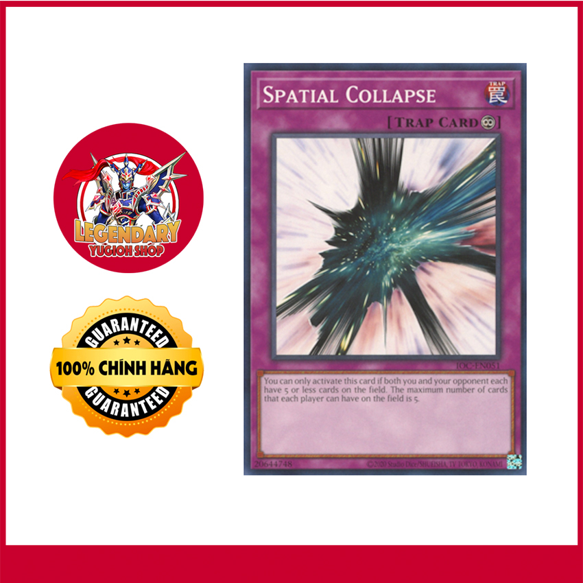 [Thẻ Bài Yugioh Chính Hãng] Spatial Collapse | Shopee Việt Nam