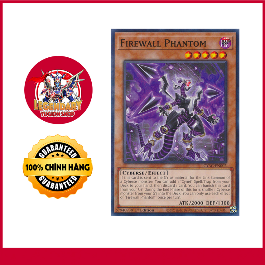 [EN][Thẻ Bài Yugioh Chính Hãng] Firewall Phantom | Shopee Việt Nam