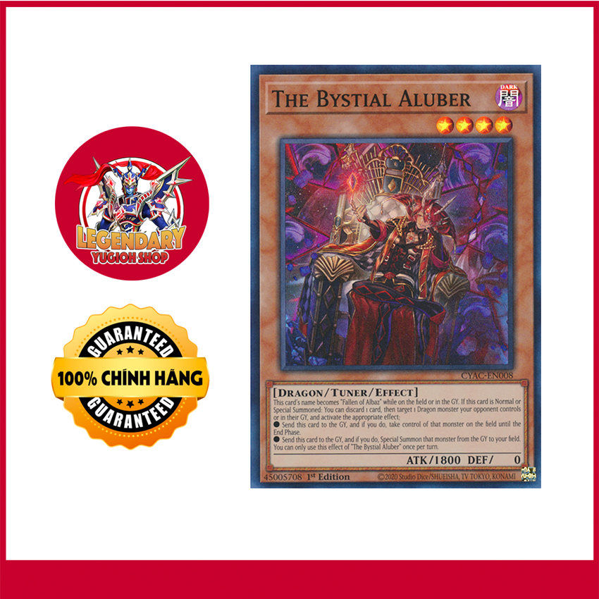 [Thẻ Bài Yugioh Chính Hãng] The Bystial Aluber | Shopee Việt Nam