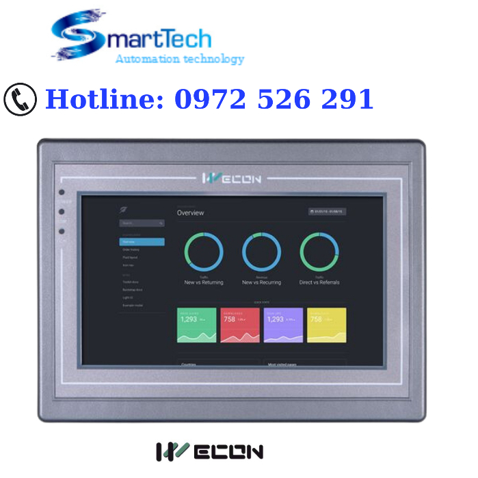 Màn hình cảm ứng công nghiệp Wecon HMI PI3070i 7 inch | Shopee Việt Nam
