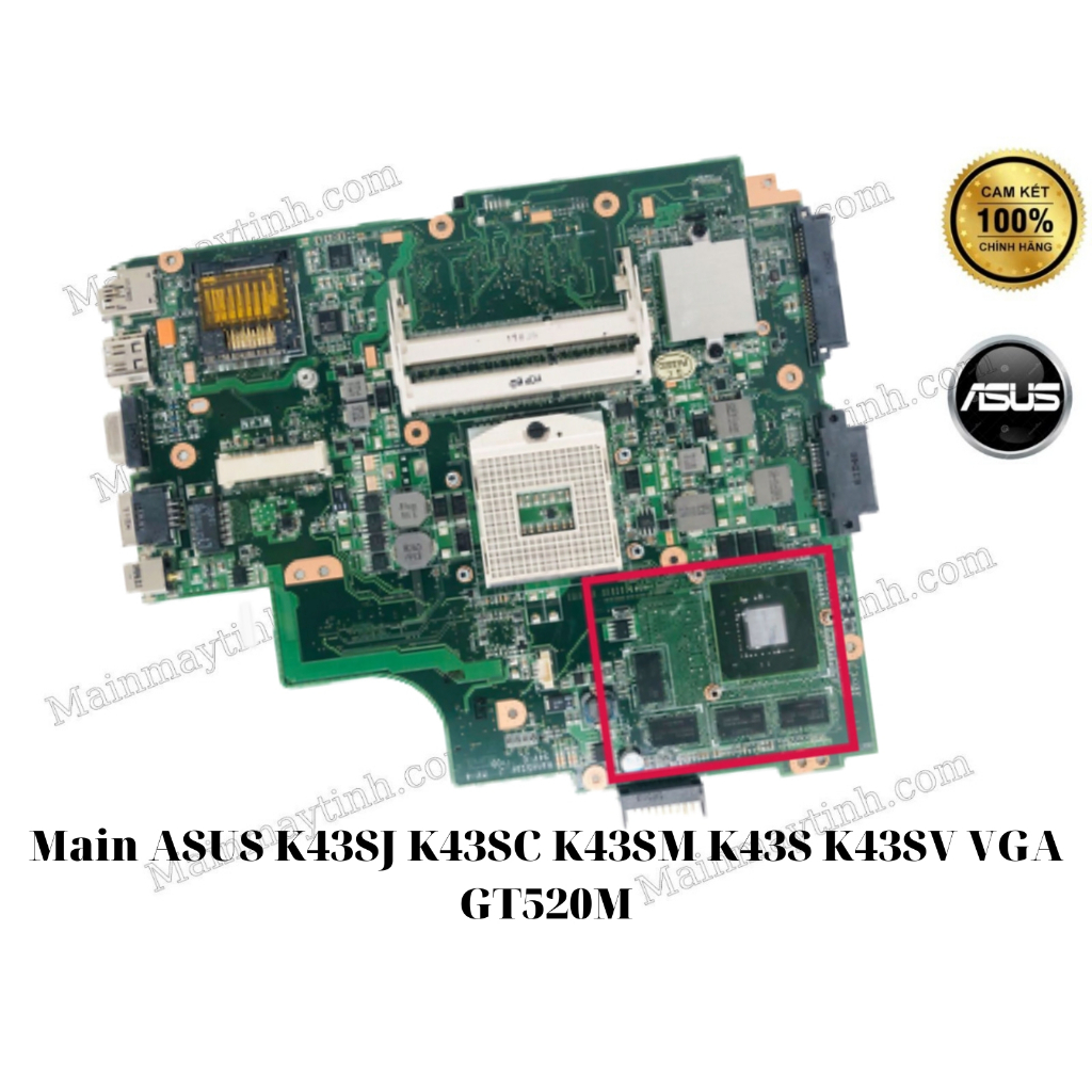 Main ASUS K43SJ K43SC K43SM K43S K43SV VGA GT520M | Shopee Việt Nam