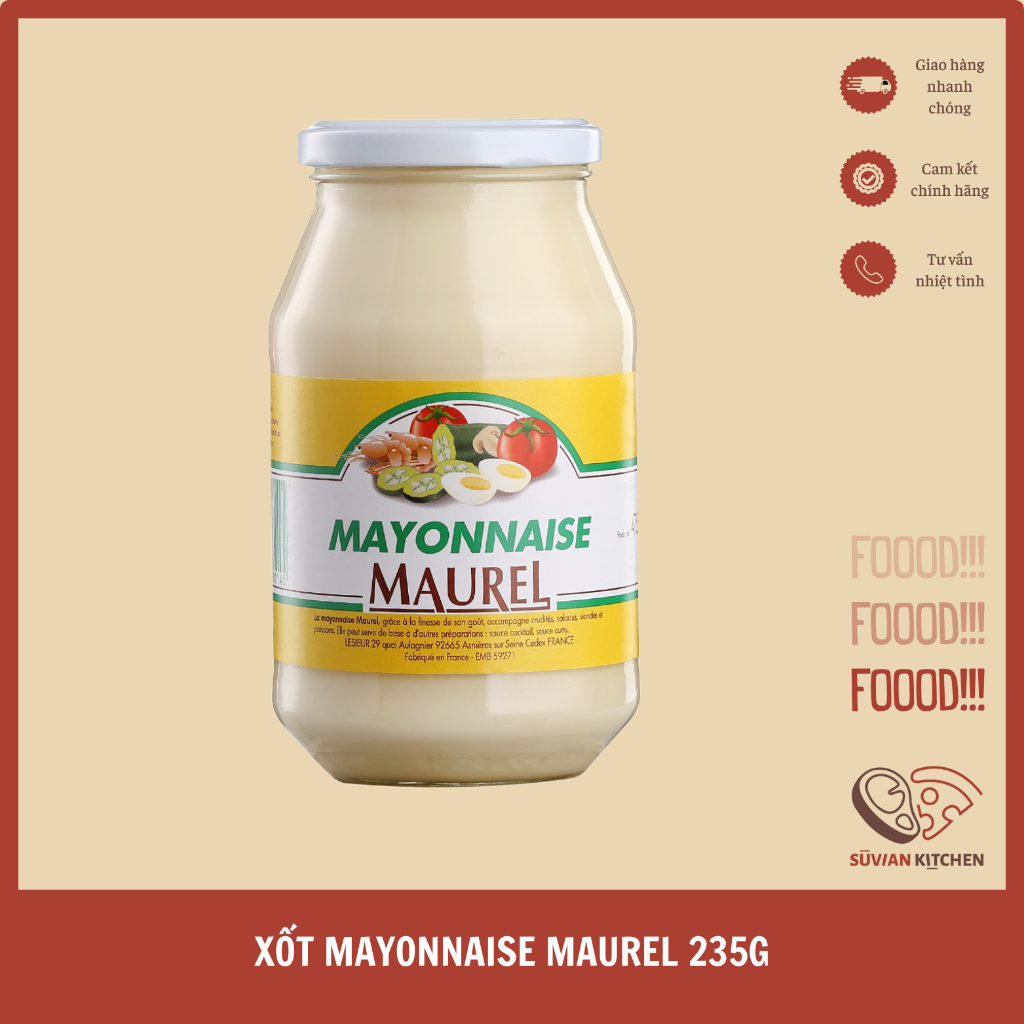 Sốt Mayonnaise MAUREL 235G / 475G | Shopee Việt Nam