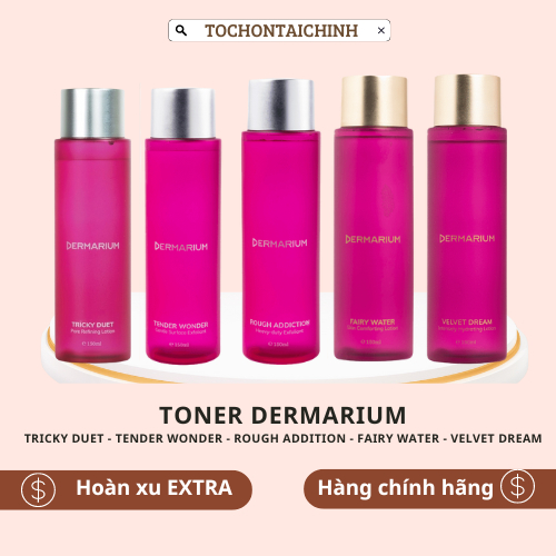 Toner Dermarium (Tricky Duet BHA - Tender Wonder - Rough Addition ...