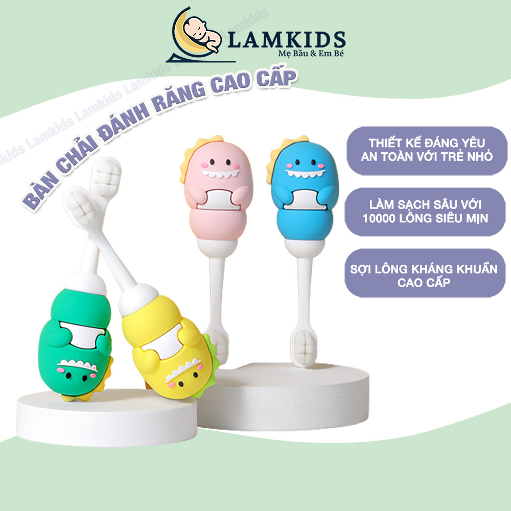 Bàn Chải Khủng Long, Vịt Polly Kid Cho Bé Từ 1-10 Tuổi, Chất Liệu An ...