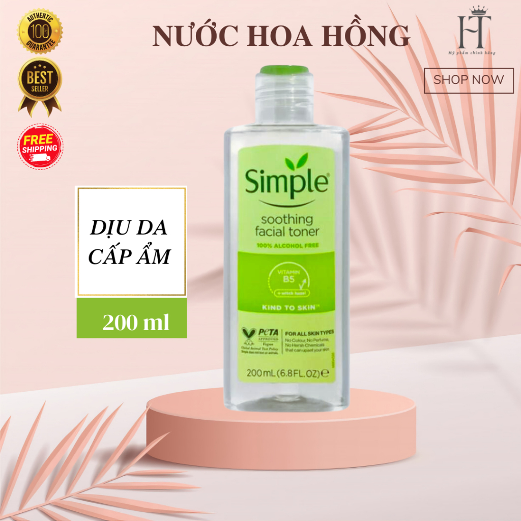 Toner Simple Soothing Facial Toner 200ml | Shopee Việt Nam