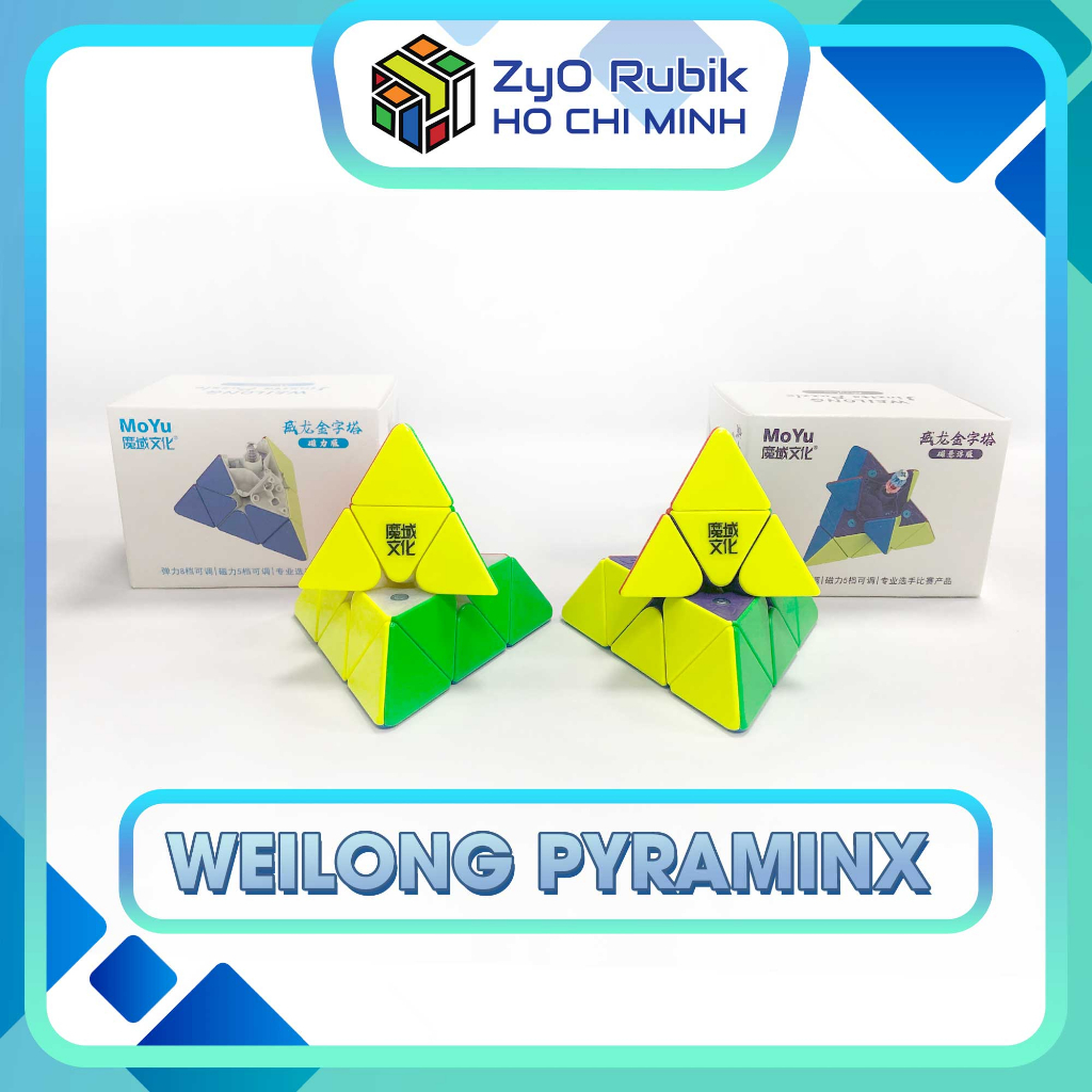 Rubik Weilong Pyraminx Có Nam Châm Stickerless - WRM Pyraminx - Đồ Chơi ...