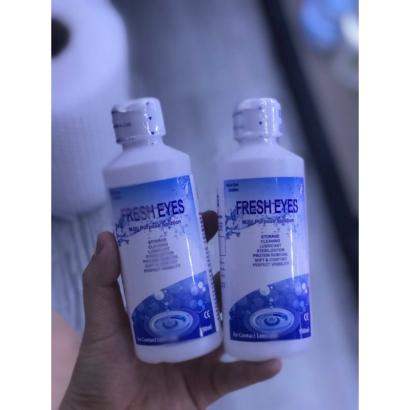 Nước ngâm dưỡng lens và vệ sinh Lens FRESH EYES - 150ML | Shopee Việt Nam