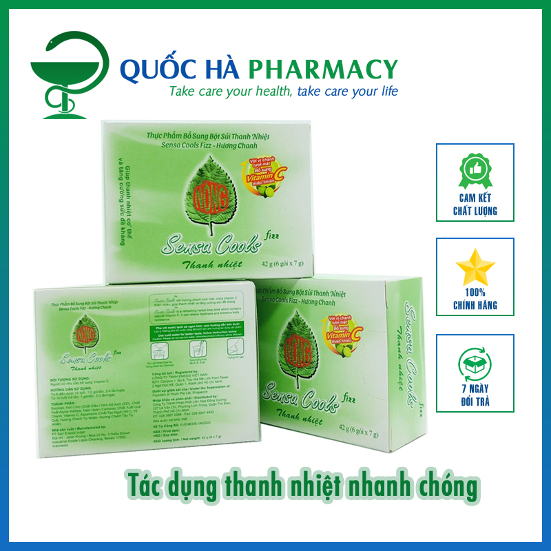 Sensa Cools - Bột Sủi Thanh Nhiệt Giá Tốt, Chính Hãng, Chất Lượng ...
