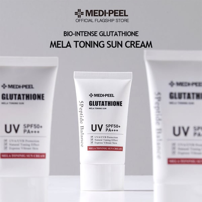 KEM CHỐNG NẮNG MEDI-PEEL BIO INTENSE GLUTATHIONE MELA TONING SUN CREAM ...