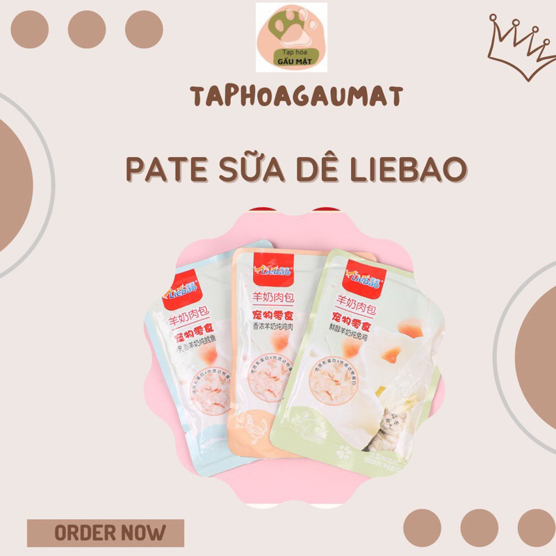 [Date 042025] PATE LIEBAO SỮA DÊ HẦM THỊT 70GR DÀNH CHO MÈO (PHIÊN BẢN ...