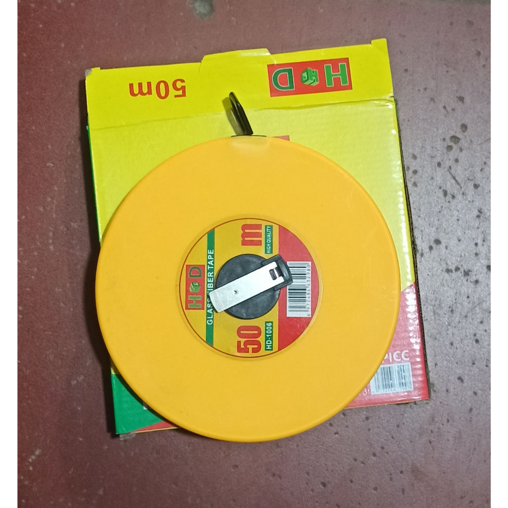 Thước dây, thước cuộn 50m Thước sợi siêu bền, Thước dây chống nước ...