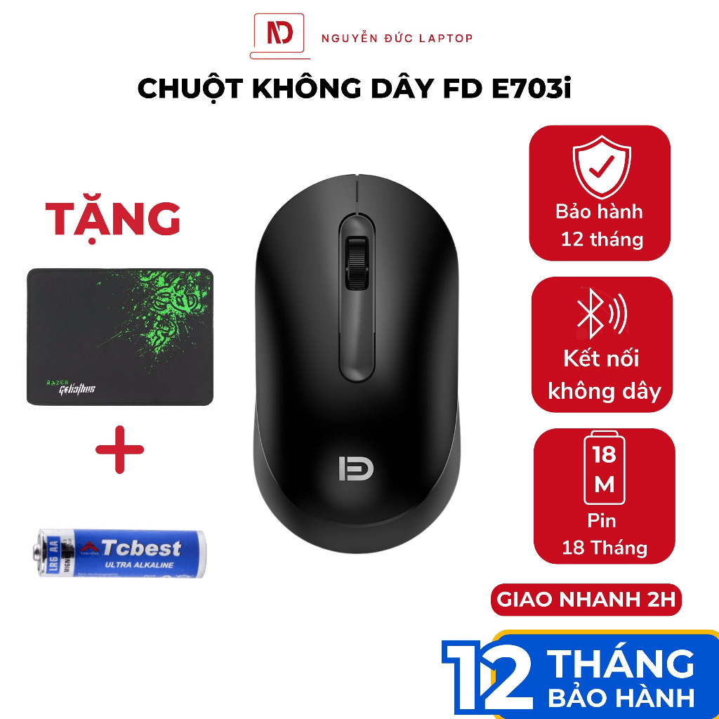 Chuột Không Dây E703i, chuột văn phòng, Chuột USB Wireless cho Laptop ...