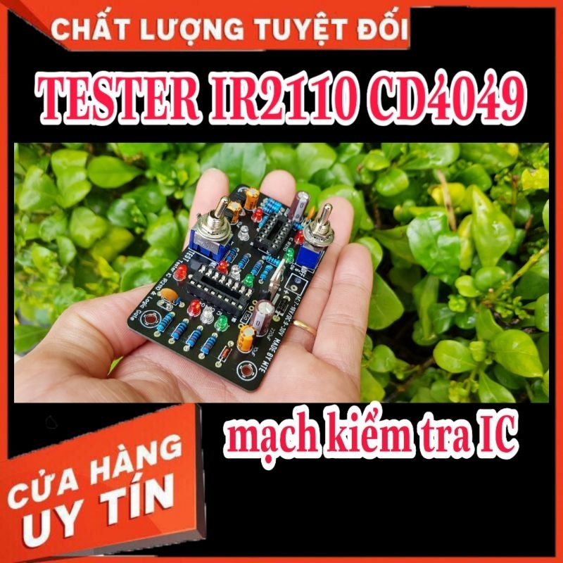 Mạch test ic ir2110 cd4049 kiểm tra ir2110 cd4049 và logic gate tương ...