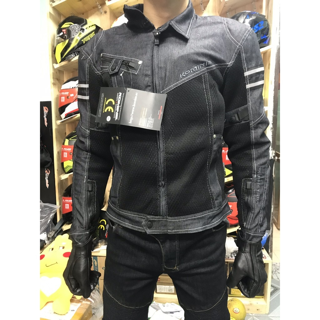 Áo giáp Jean Komine JK-006 có đệm gù bảo hộ | Shopee Việt Nam