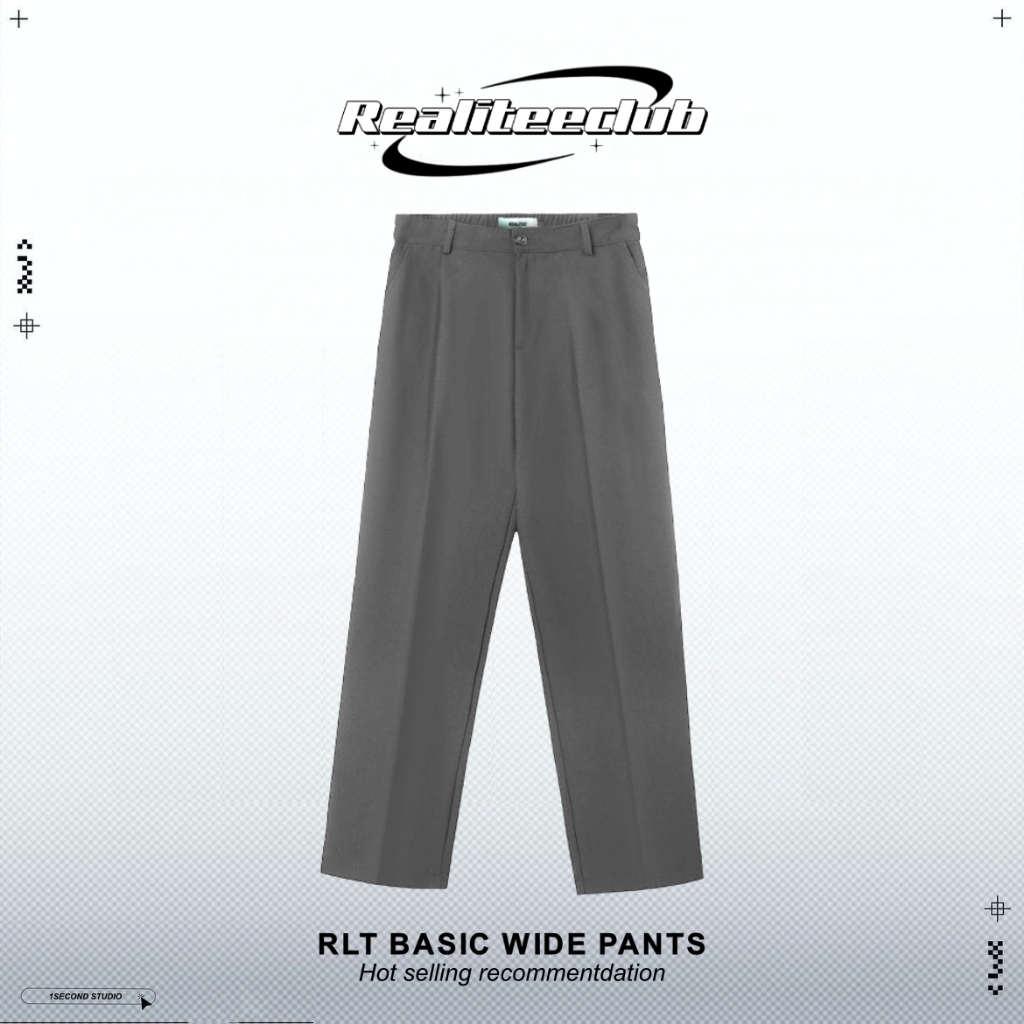 Quần Tây Nam Ống Rộng Cạp Cao Hàn Quốc / RT CLASSY BASIC WIDE PANTS ...