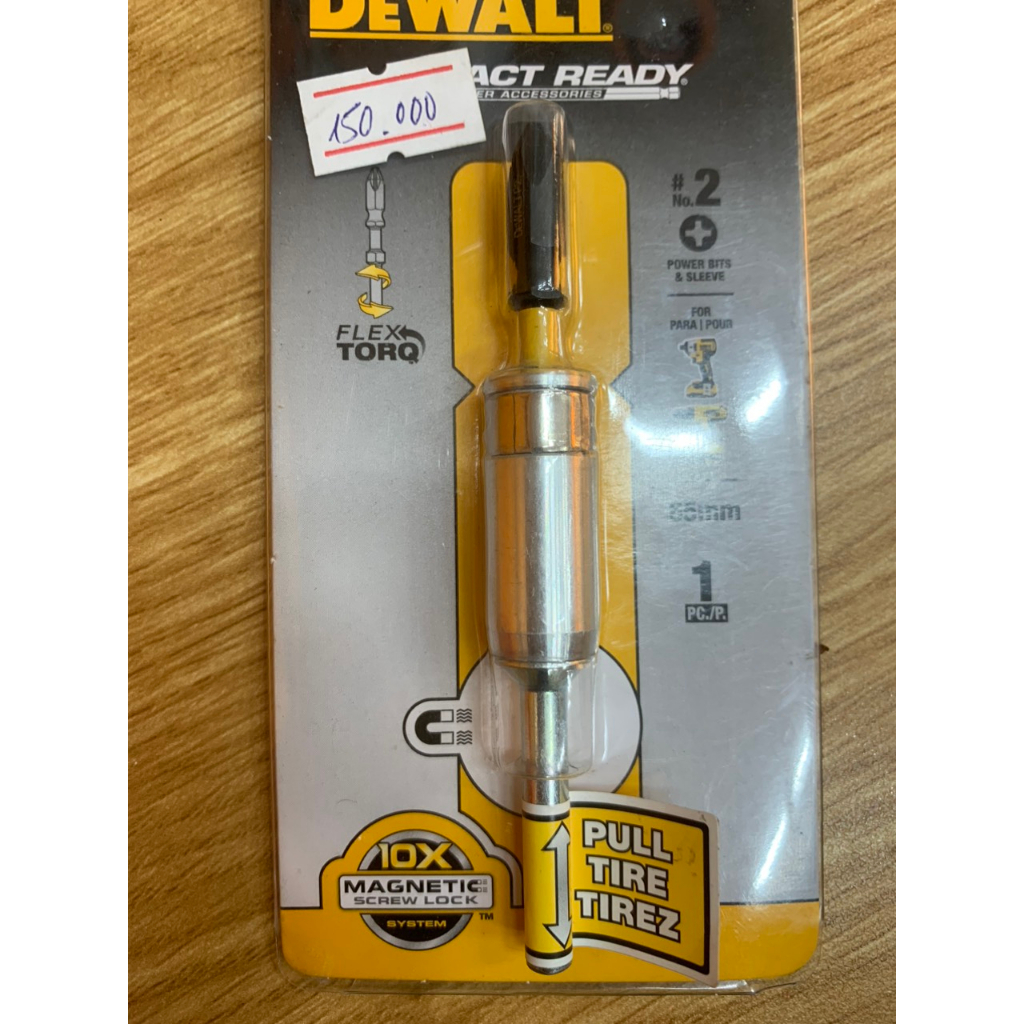 Mũi vít PH2 65mm nam châm 13mm có khóa 10X Dewalt DWA13MS | Shopee Việt Nam