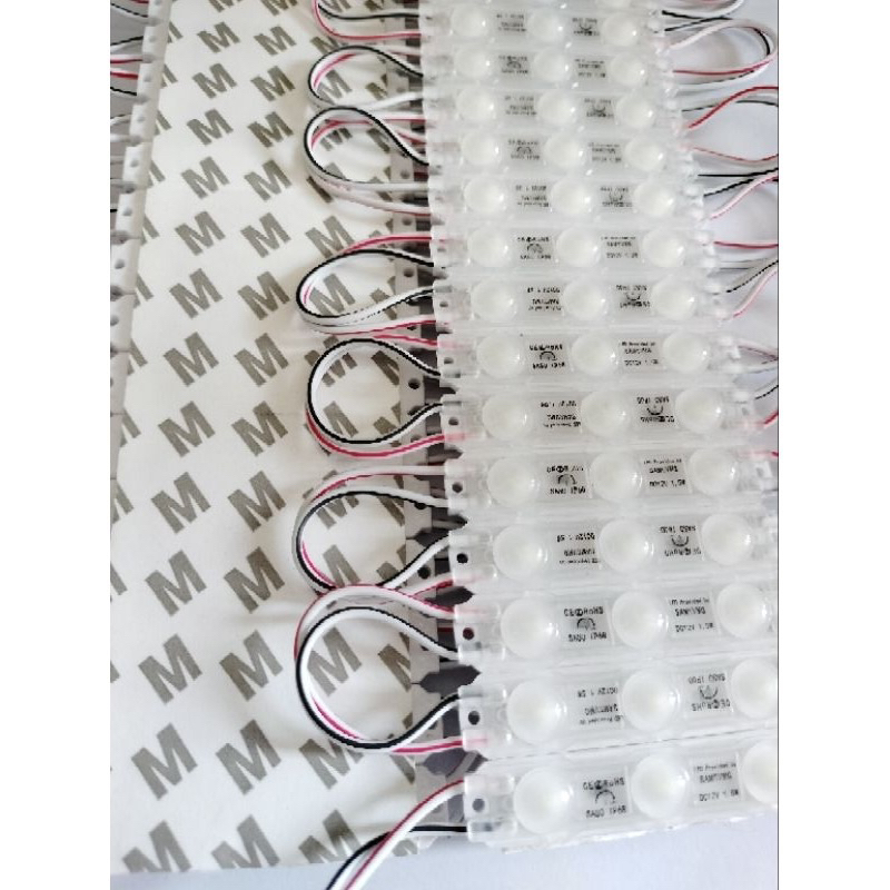 Thanh LED Module 3 Bóng SASO 6313 12V 1.5W, Dây 20 Thanh 3 Bóng ...